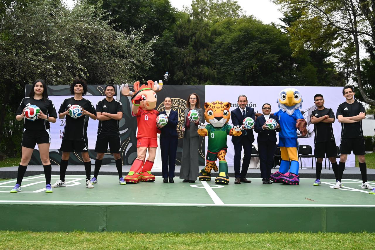Sheinbaum presenta la Copa Mundial FIFA 2026 desde Los Pinos; México ...